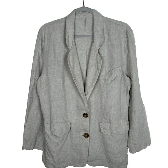 Europa | Jackets & Coats | Vtg Europa By Jeremy Kidson Natural Linen ...